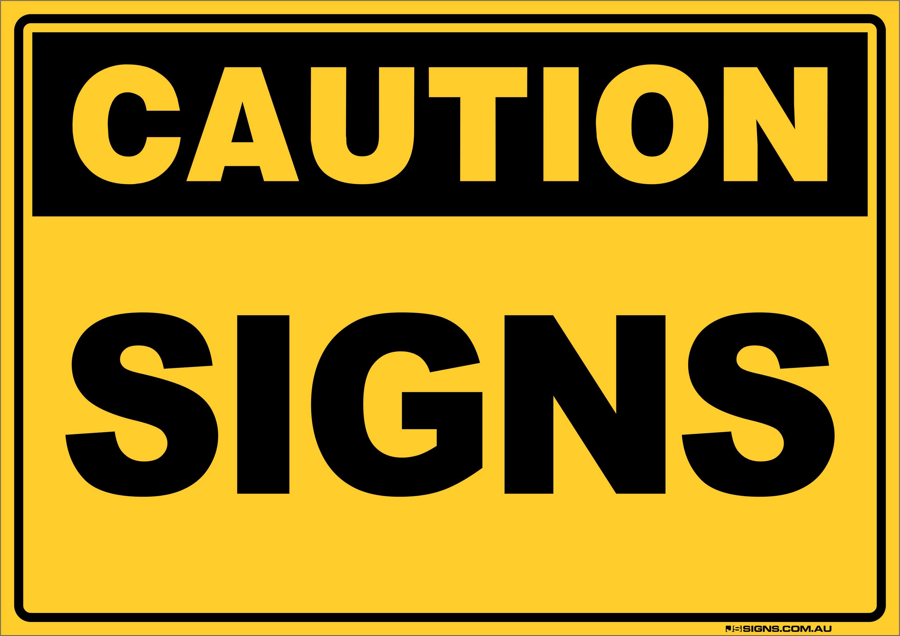 Caution Signs – JS Signs