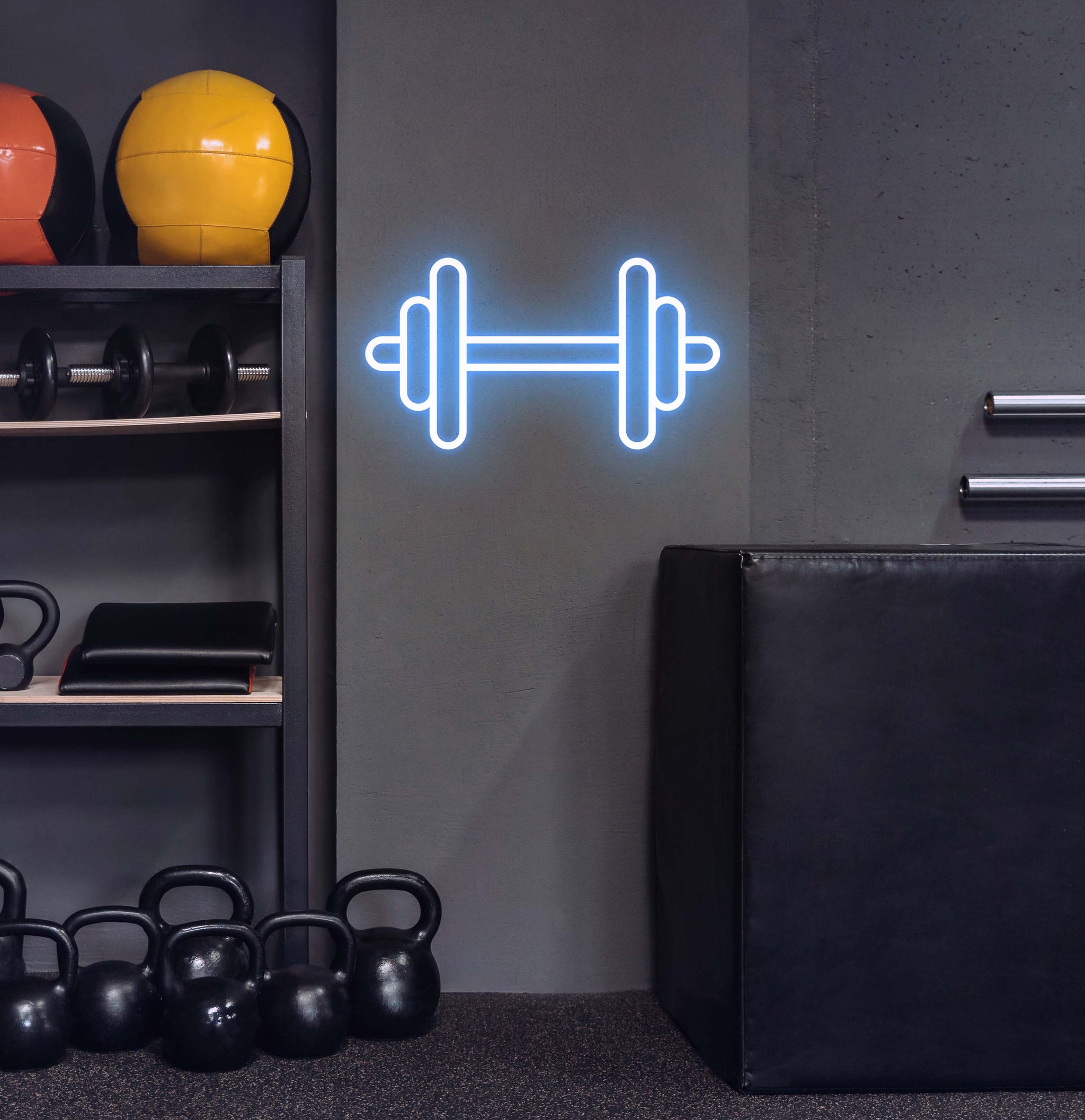 Dumbbell LED Neon Sign – JS Signs